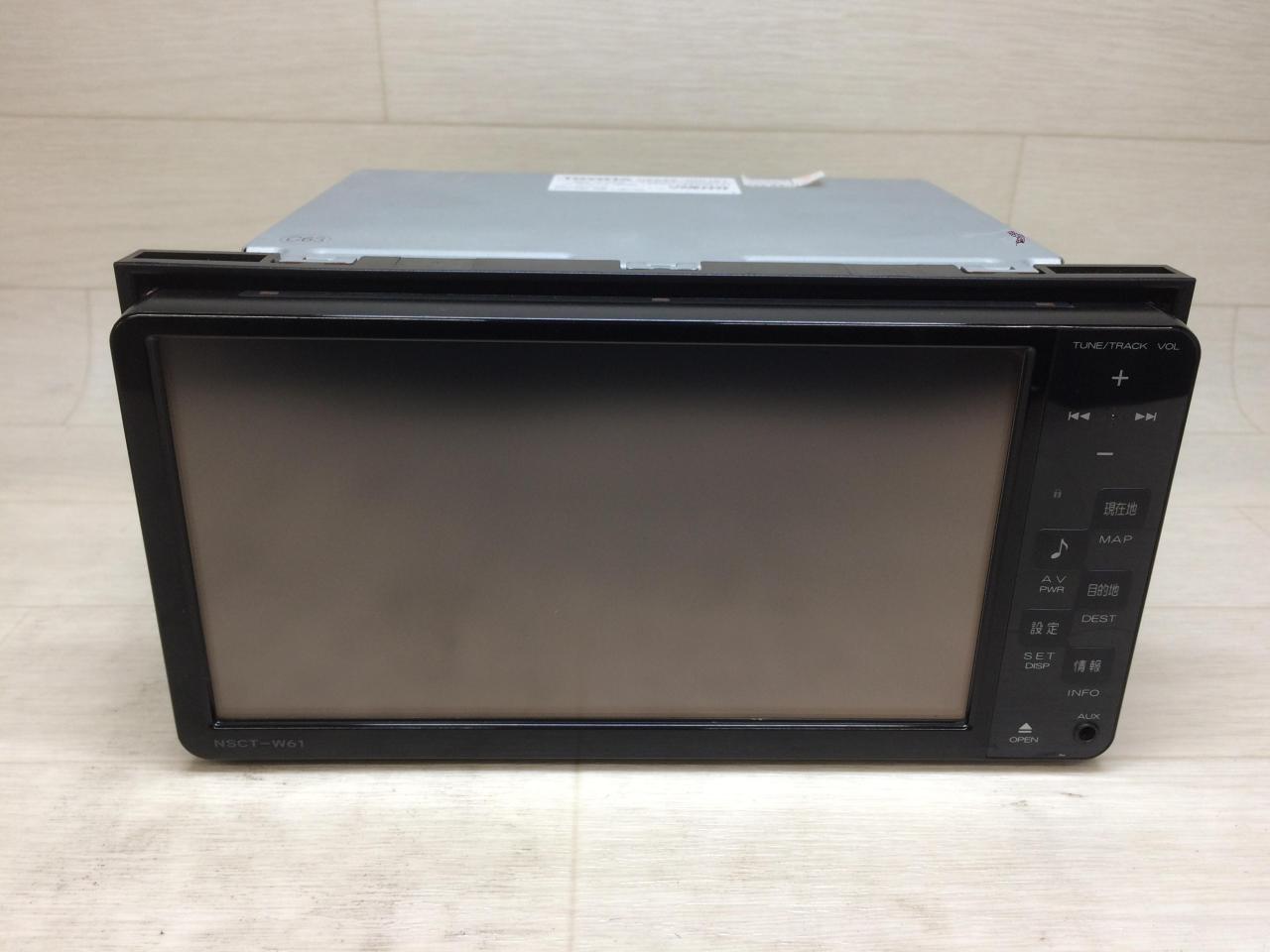 トヨタ純正 NSCT-W61 | カー用品 カーナビ(地デジ） AV一体メモリーナビ（地デジ）を通販で購入する | 中古カー＆バイク用品の販売ならアップガレージ