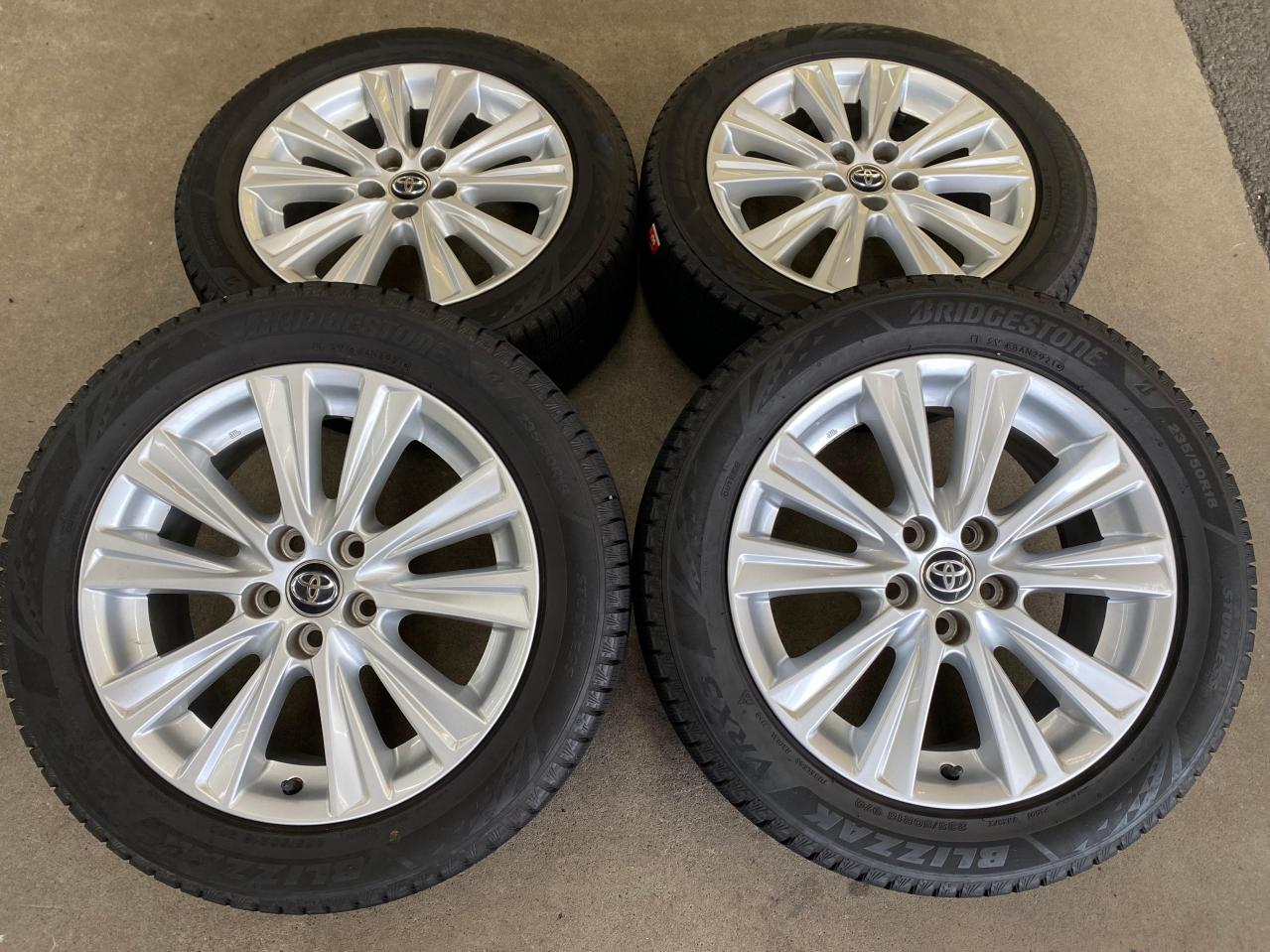 トヨタ純正(TOYOTA) 30系ヴェルファイア/アルファード 純正ホイール + BRIDGESTONE(ブリヂストン) BLIZZAK VRX3 | カー用品 スタッドレスタイヤホイール ...