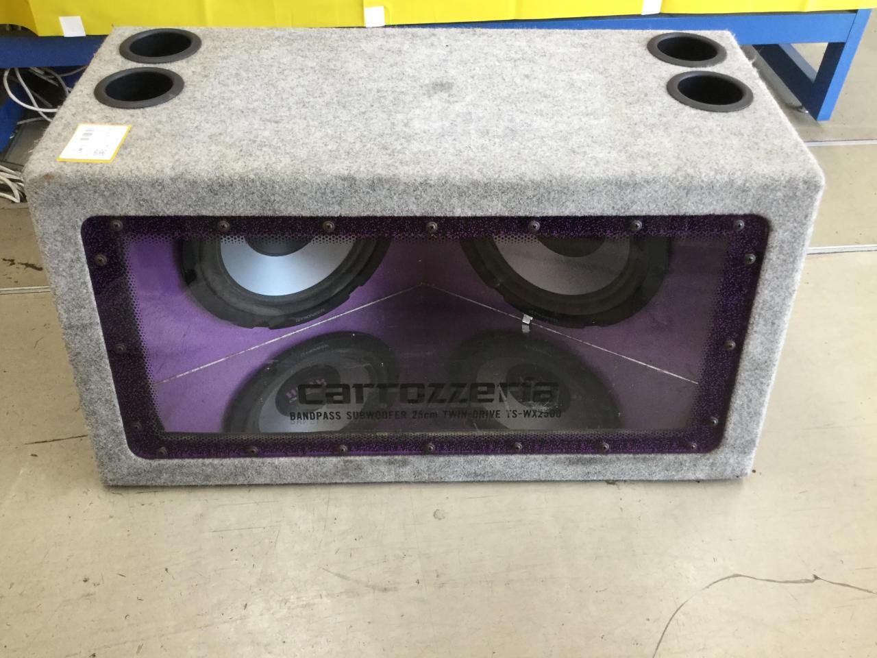 carrozzeria TS-WX2500 BOX付きサブウーファースピーカー | カー用品 スピーカー サブウーハースピーカーBOX付を通販で購入する | 中古カー＆バイク用品の販売なら ...
