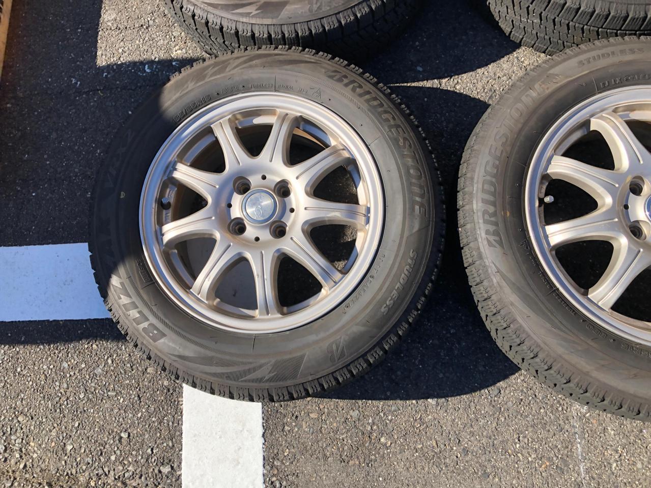 【YOKOHAMA】STANDARD WHEEL LAYCEA アルミホイール+【BRIDGESTONE】BLIZZAK VRX2 4本セット | カー用品 スタッドレスタイヤホイールセット ...