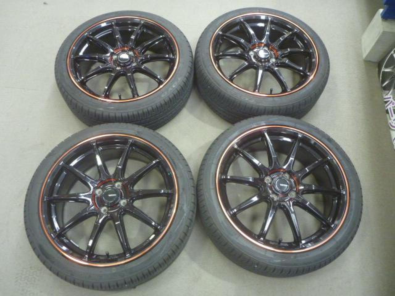 HOT STUFF(ホットスタッフ) G.speed P-05R + TOYO(トーヨー) NANOENERGY 3 PLUS 195/45R17 4本セット | カー用品 タイヤホイール ...