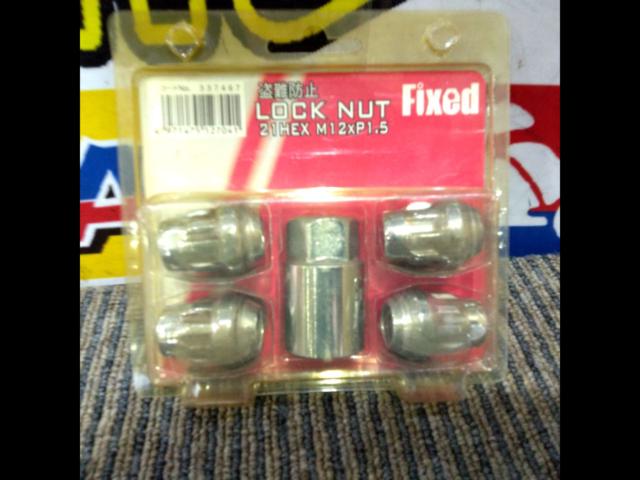 Fixed ロックナット 21HEX M12×P1.5 | カー用品 タイヤホイール関連 取付ナットを通販で購入する | 中古カー＆バイク用品の販売ならアップガレージ