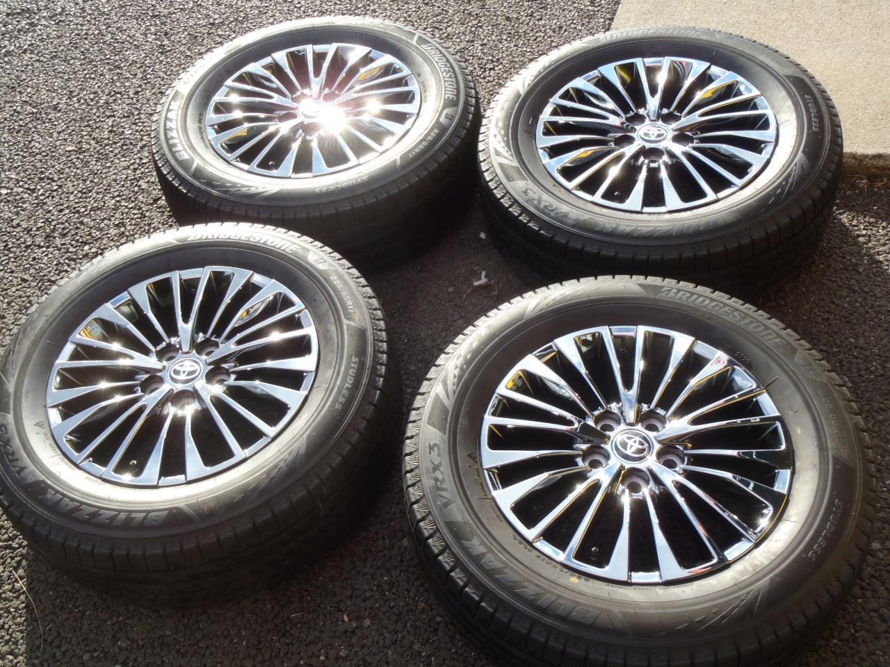 トヨタ(TOYOTA) 40系アルファード エグゼクティブラウンジ 純正スパッタリングホイール + BRIDGESTONE BLIZZAK VRX3 225/65R17 102Q | カー用品 ...