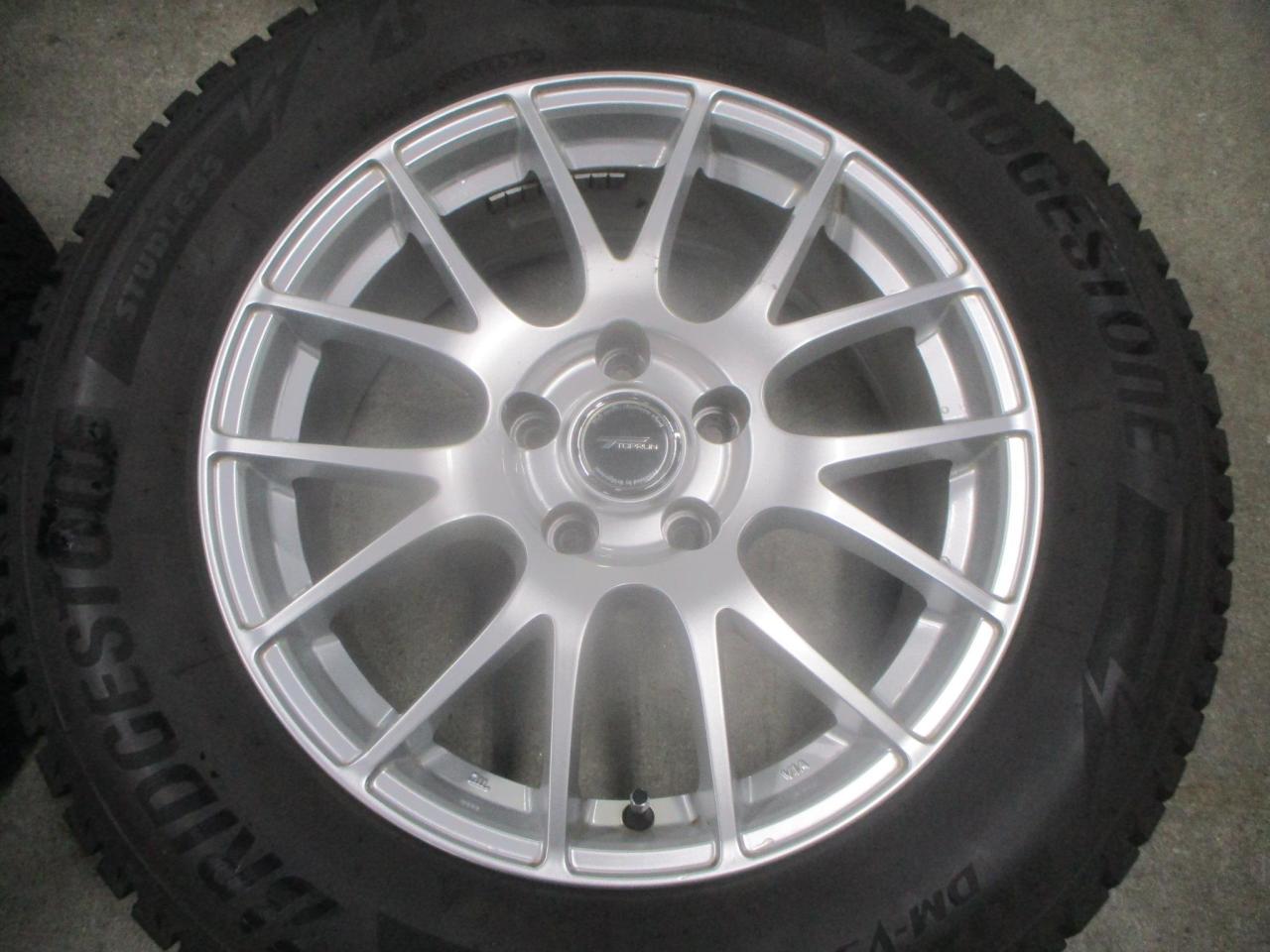 BRIDGESTONE TOPRUN M7 + BRIDGESTONE BLIZZAK DM-V3 | カー用品 スタッドレスタイヤホイールセット 17インチスタッドレスタイヤホイールセットを ...