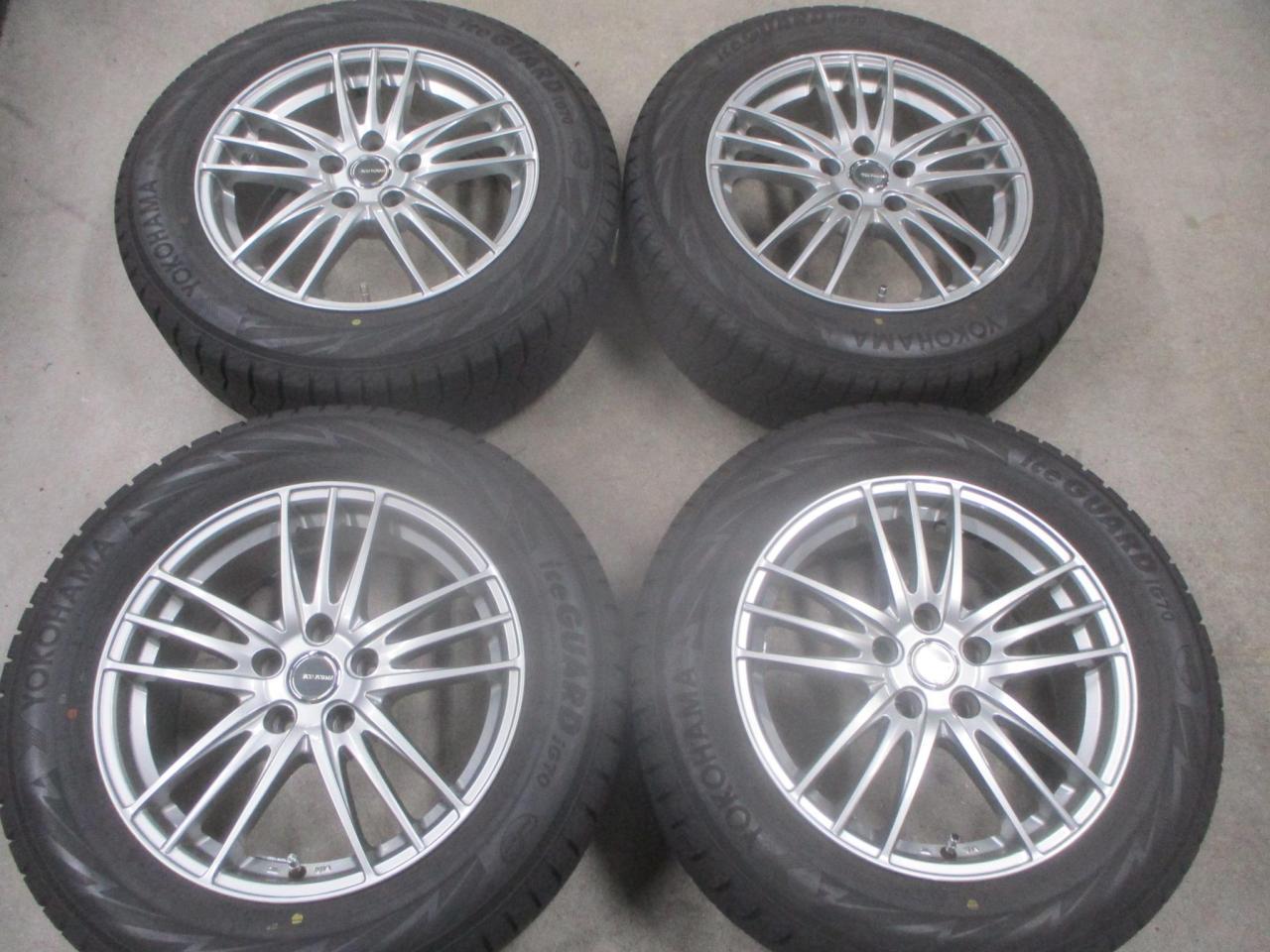 BRIDGESTONE ECO FORME SE-18 + YOKOHAMA ice GUARD iG70 | カー用品 スタッドレスタイヤホイールセット 17インチスタッドレスタイヤホイール ...
