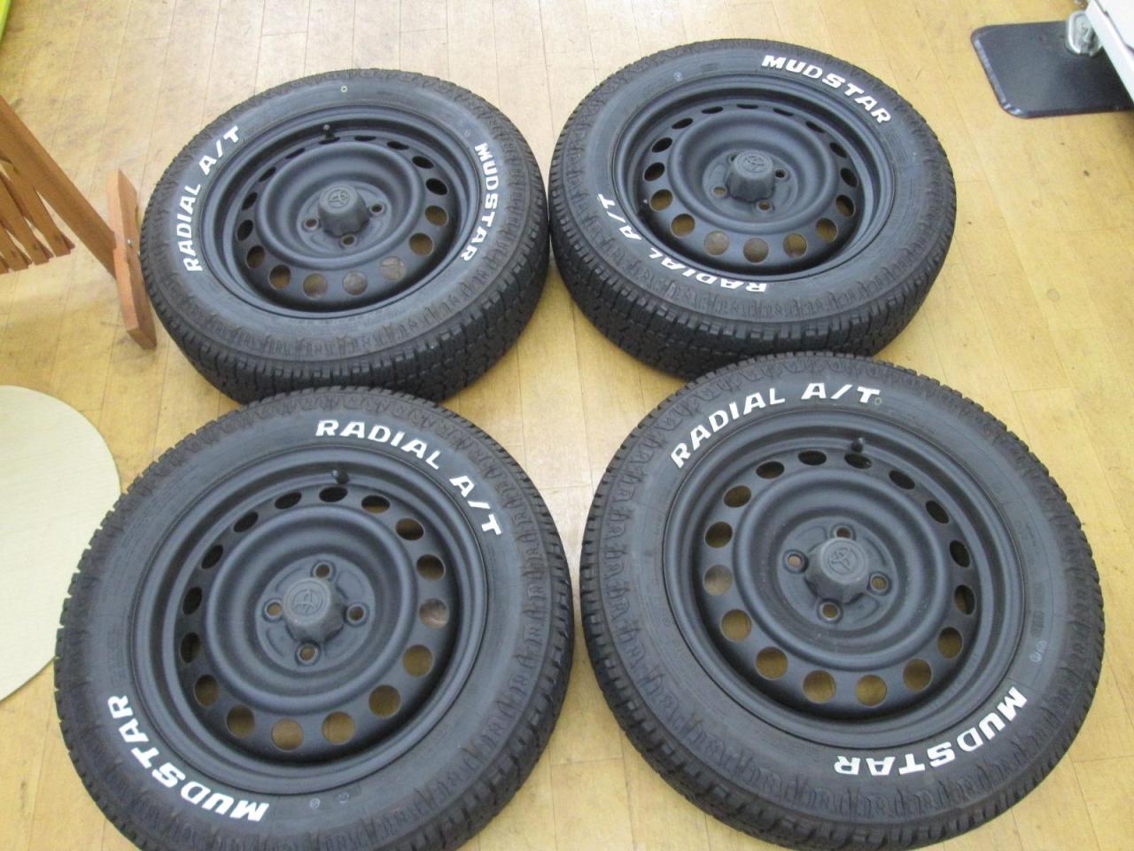 トヨタ純正(TOYOTA) プロボックス 15インチ純正スチールホイール +MADSTAR RADIAL A/T | 中古品 | アップ ...