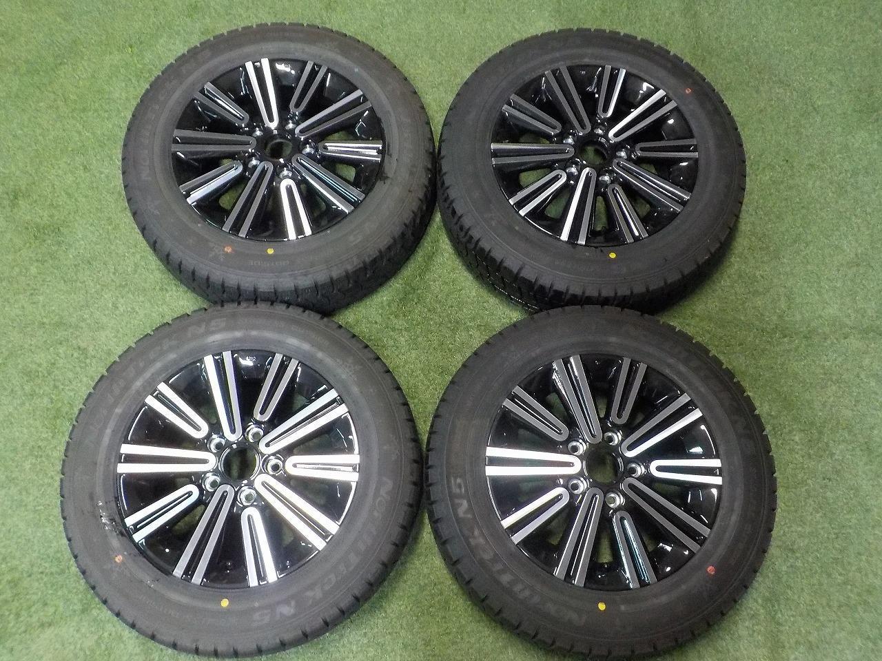 ホンダ純正 GT系 フリード MG-031 純正OP 15インチアルミホイール 切削クリア/ベルリナブラック塗装+AUTO BACS North Trek N5 185/65R15 2023年 ...