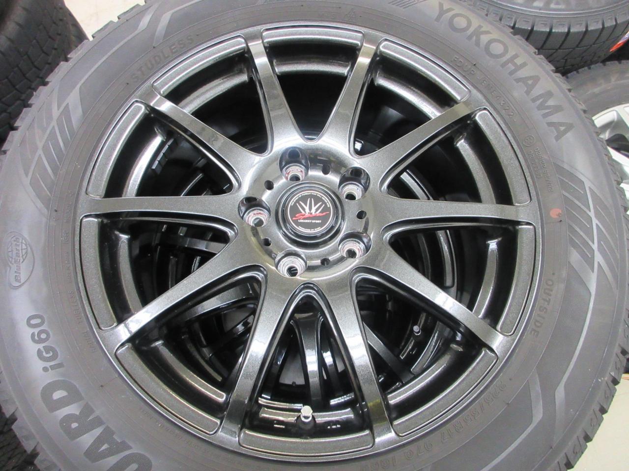 【BADX】632 LOXARNY LOXARNY SPORT RS-10 + 【YOKOHAMA】ice GUARD iG60 | カー用品 スタッドレスタイヤホイールセット 17インチ ...