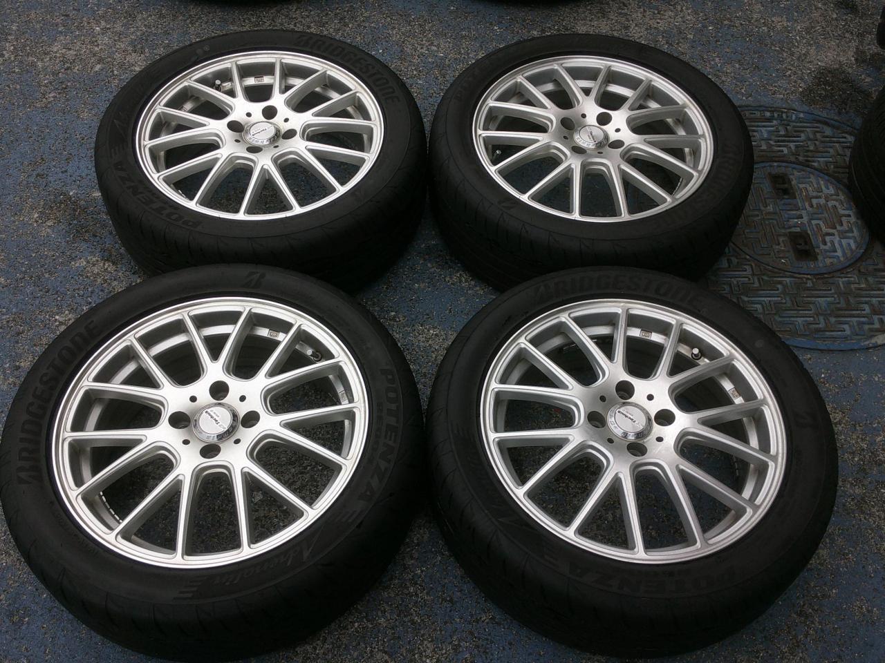 【MLJ(エムエルジェイ)】WREST(ヴァレスト) e3 Technik REVOLIGHT+BRIDGESTONE Adrenalin RE004 | カー用品 タイヤホイールセット 16 ...