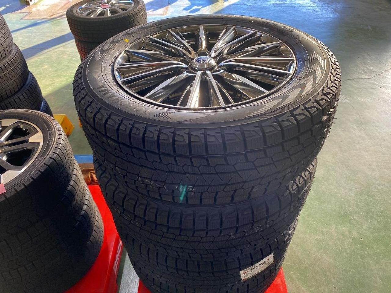 99RAYS VERSUS STRATAGIA VOUGE+YOKOHAMA IceGuard SUV G075 XL 235/60R18★新品タイヤ!T33エクストレイル/アウトランダー ...