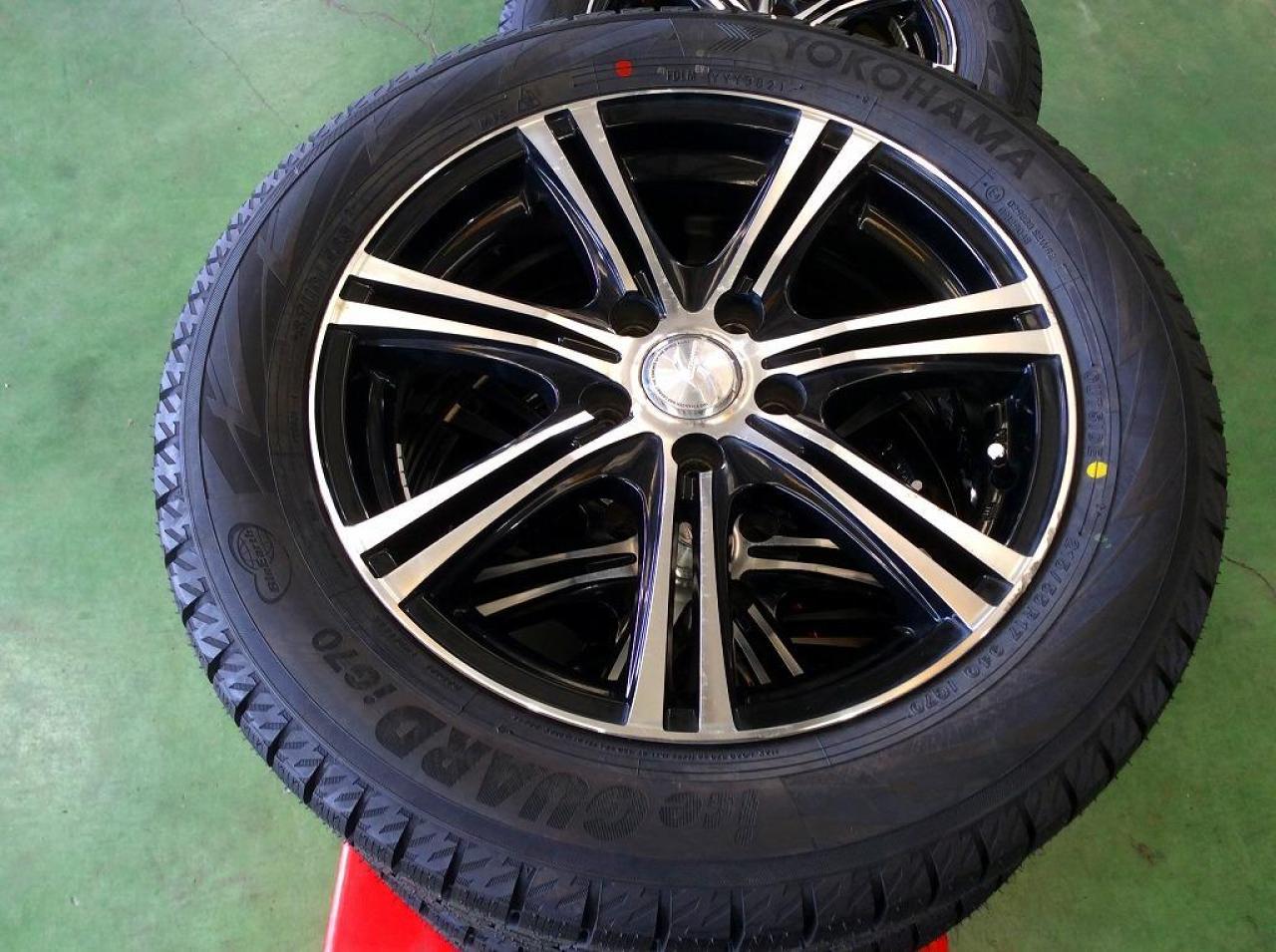 STRANGER + YOKOHAMA(ヨコハマ) IceGuard 7 IG70 215/55R17 ★タイヤは未使用!ヴェゼル/オデッセイ/エスティマ/SX-4s-cross/WR-V ...