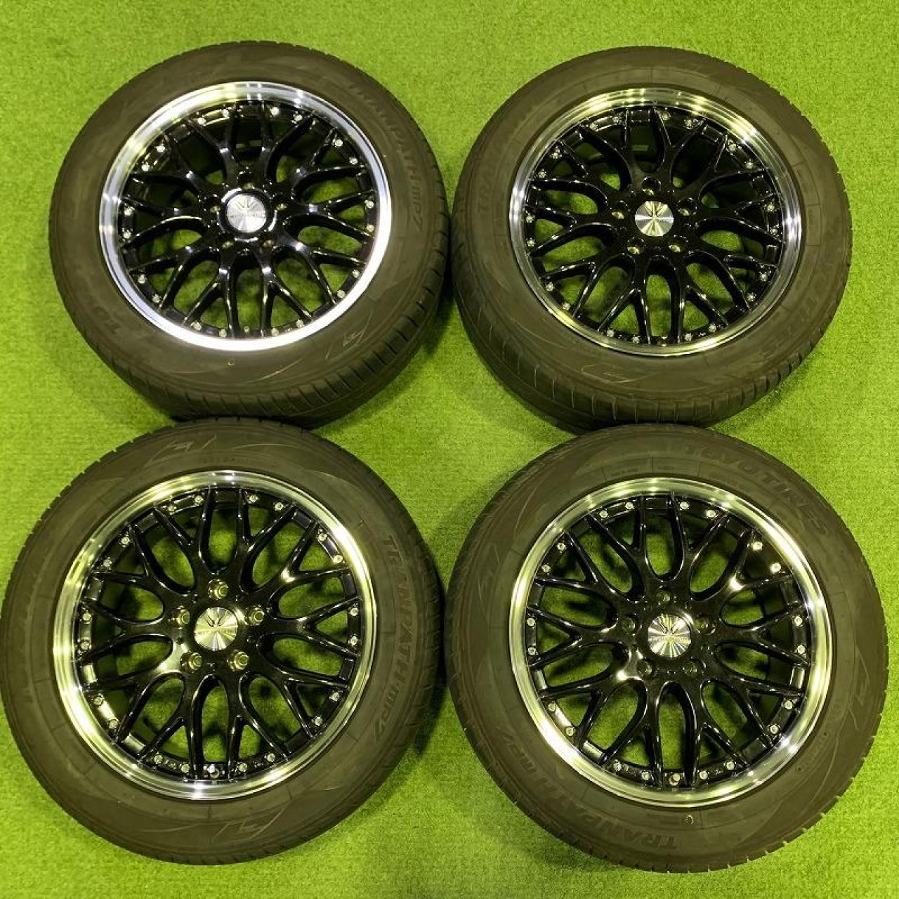 【値下げしました!!】BADX 632 LOXARNY MULTI FORCHETTA + TOYO TRANPATH mp7 2022年製 | カー用品 タイヤホイールセット 17インチ ...