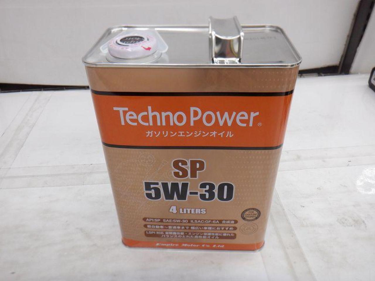 TechnoPower 5W-30 | カー用品 ケミカル用品 オイル(各種)を通販で購入する | 中古カー＆バイク用品の販売ならアップガレージ