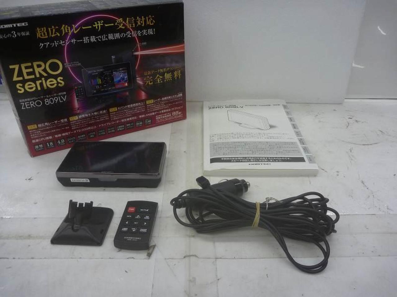 【COMTEC】 ZERO 809LV レーダー探知機 | カー用品 電装系 レーダー探知機を通販で購入する | 中古カー＆バイク用品の販売ならアップガレージ