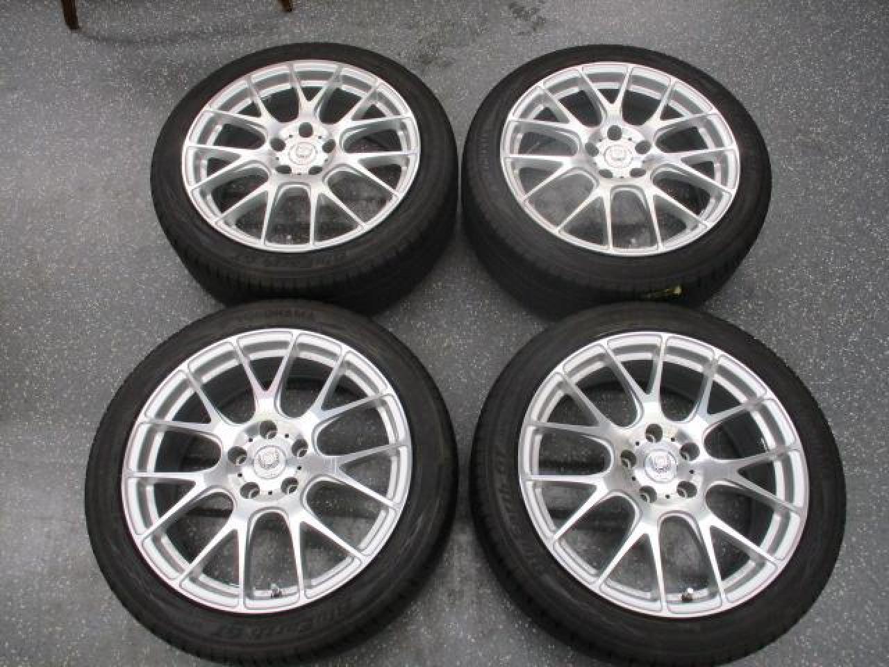 WORK(ワーク) ARKLINE(アークライン) AL04 (5HOLE) + YOKOHAMA(ヨコハマ) BluEarth-GT AE51 | カー用品 タイヤホイールセット 18インチ ...