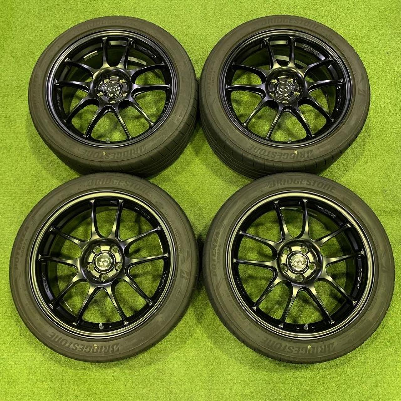 ENKEI PerformanceLine PF01 +BRIDGESTONE POTENZA S007A | カー用品 タイヤホイールセット 17インチタイヤホイールセットを通販で購入する ...