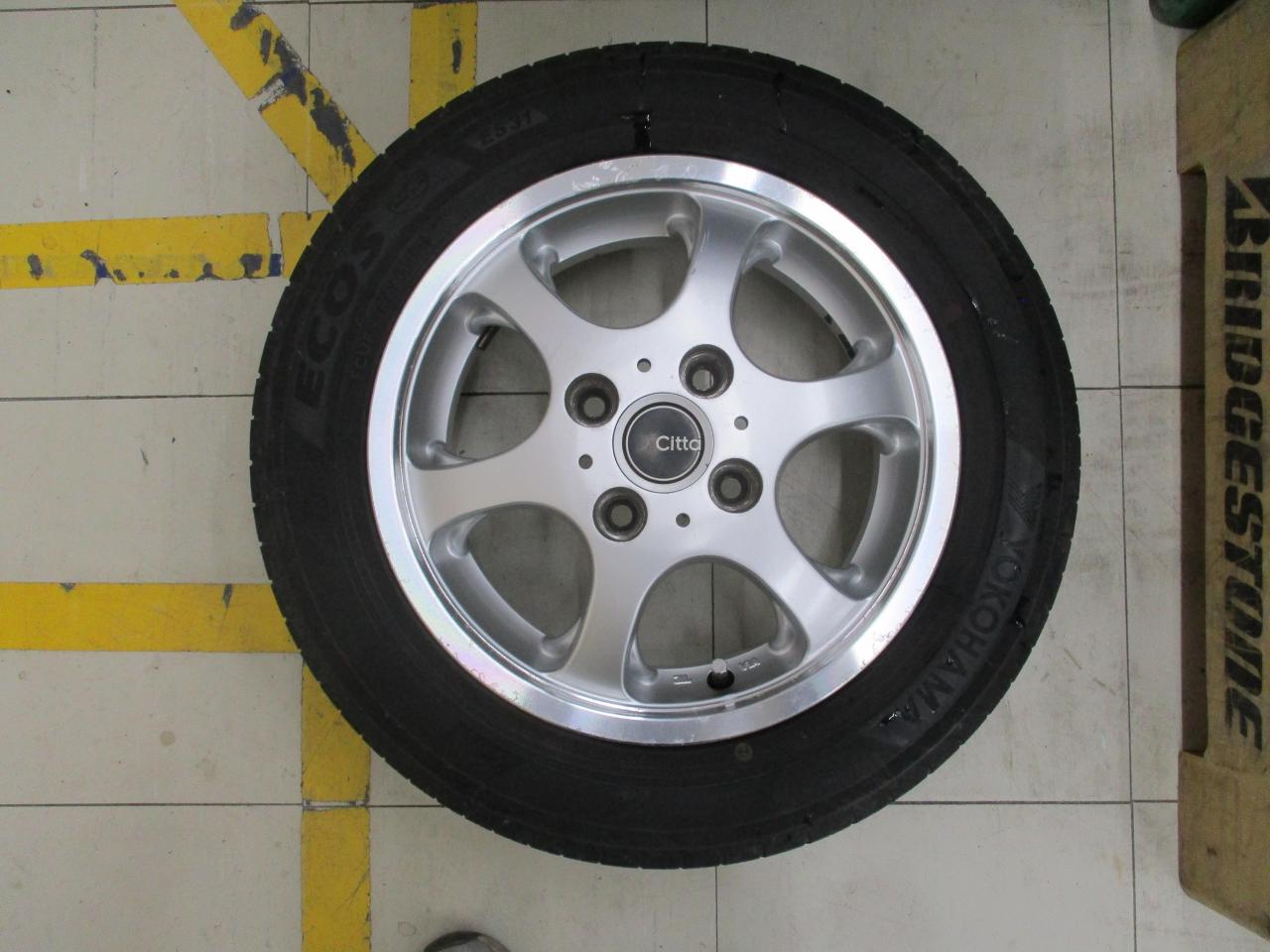 【BRIDGESTONE Citta+【YOKOHAMA】ES31 | カー用品 タイヤホイールセット 13インチタイヤホイールセットを通販で ...