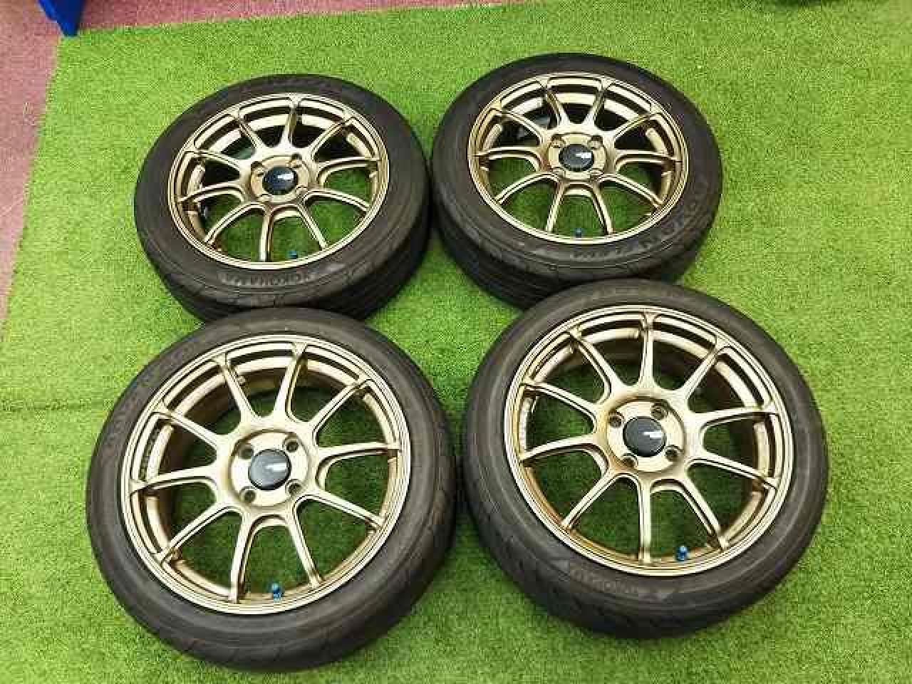 【値下げしました!!】ADVAN Racing(アドバンレーシング) RZⅡ(RZ2) + ADVAN FLEVA(アドバン フレバ ...