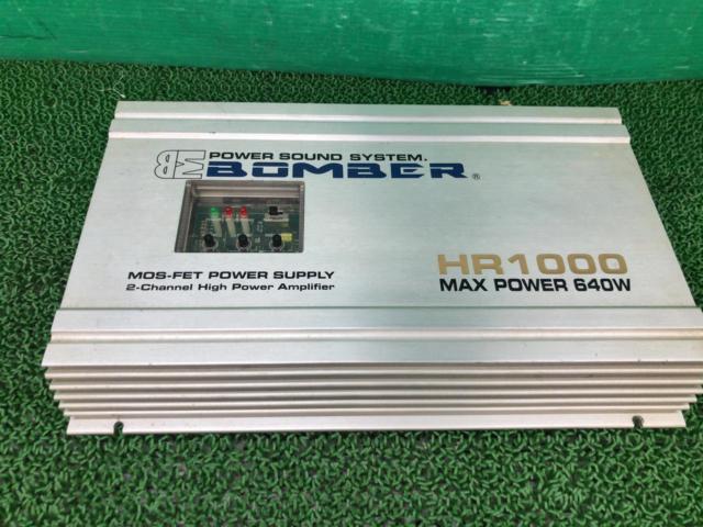 ワケアリ BM-BOSCHMANN BOMBER HR1000 | わけあり | アップガレージ 茨城神栖店 | カー用品 アンプを通販で購入 ...
