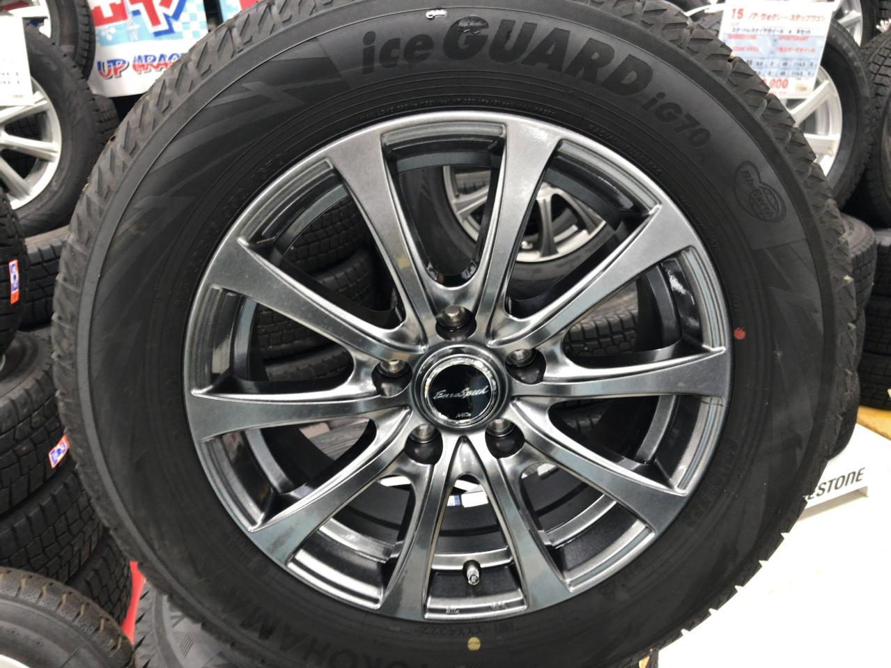 MID EUROSPEED G10 + YOKOHAMA iceGUARD iG70 | カー用品 スタッドレスタイヤホイールセット 16インチスタッドレスタイヤホイールセットを通販で購入する ...
