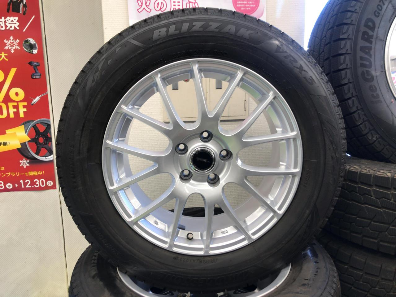 BRIDGESTONE TOPRUN M7 + BRIDGESTONE BLIZZAK VRX3 | カー用品 スタッドレスタイヤホイールセット 17インチスタッドレスタイヤホイールセットを ...