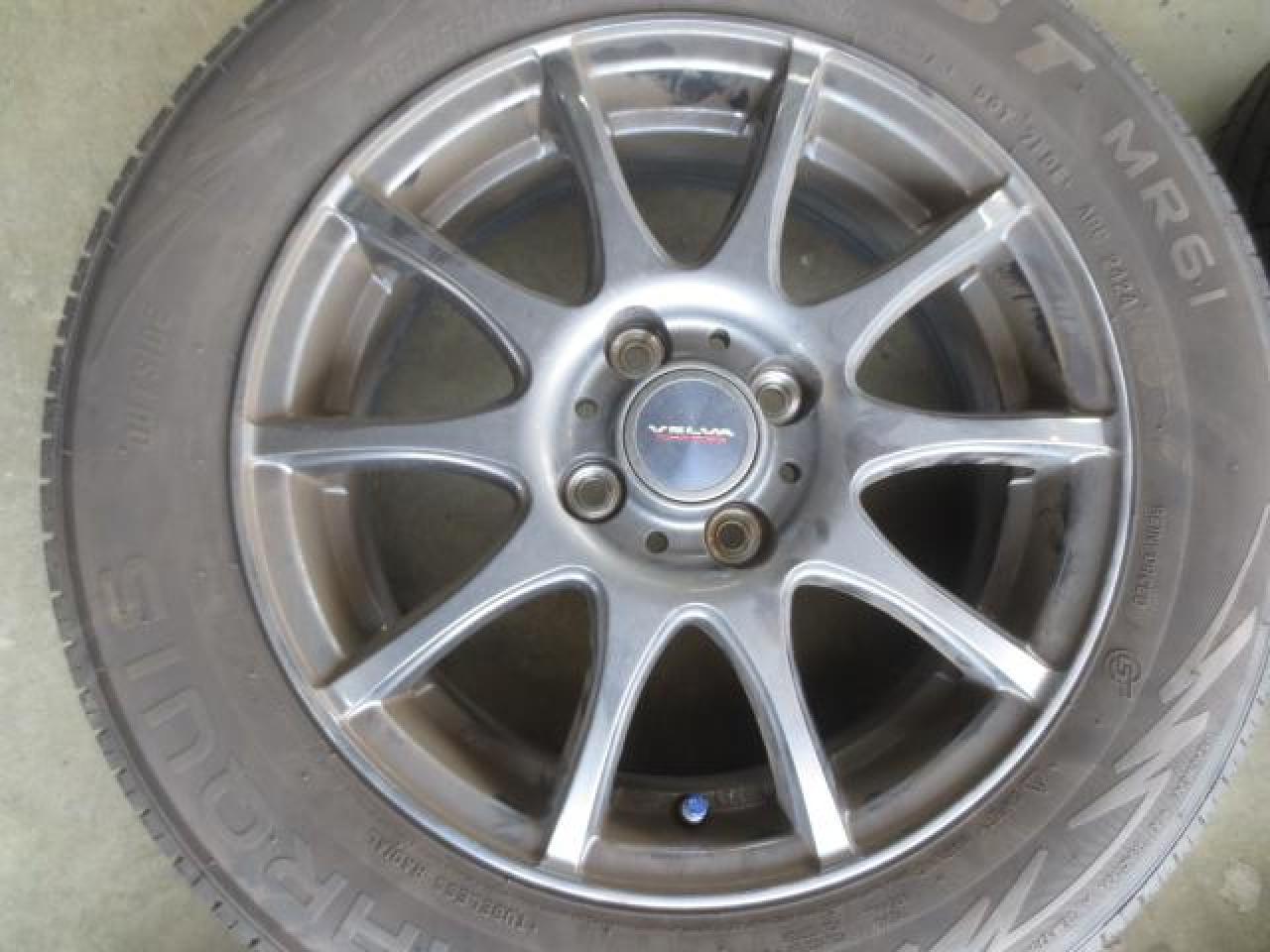 【H倉庫】weds VELVA CHARGE + MARQUIS CST MR61 | カー用品 タイヤホイールセット 15インチタイヤホイールセットを通販で購入する | 中古カー＆バイク用品 ...