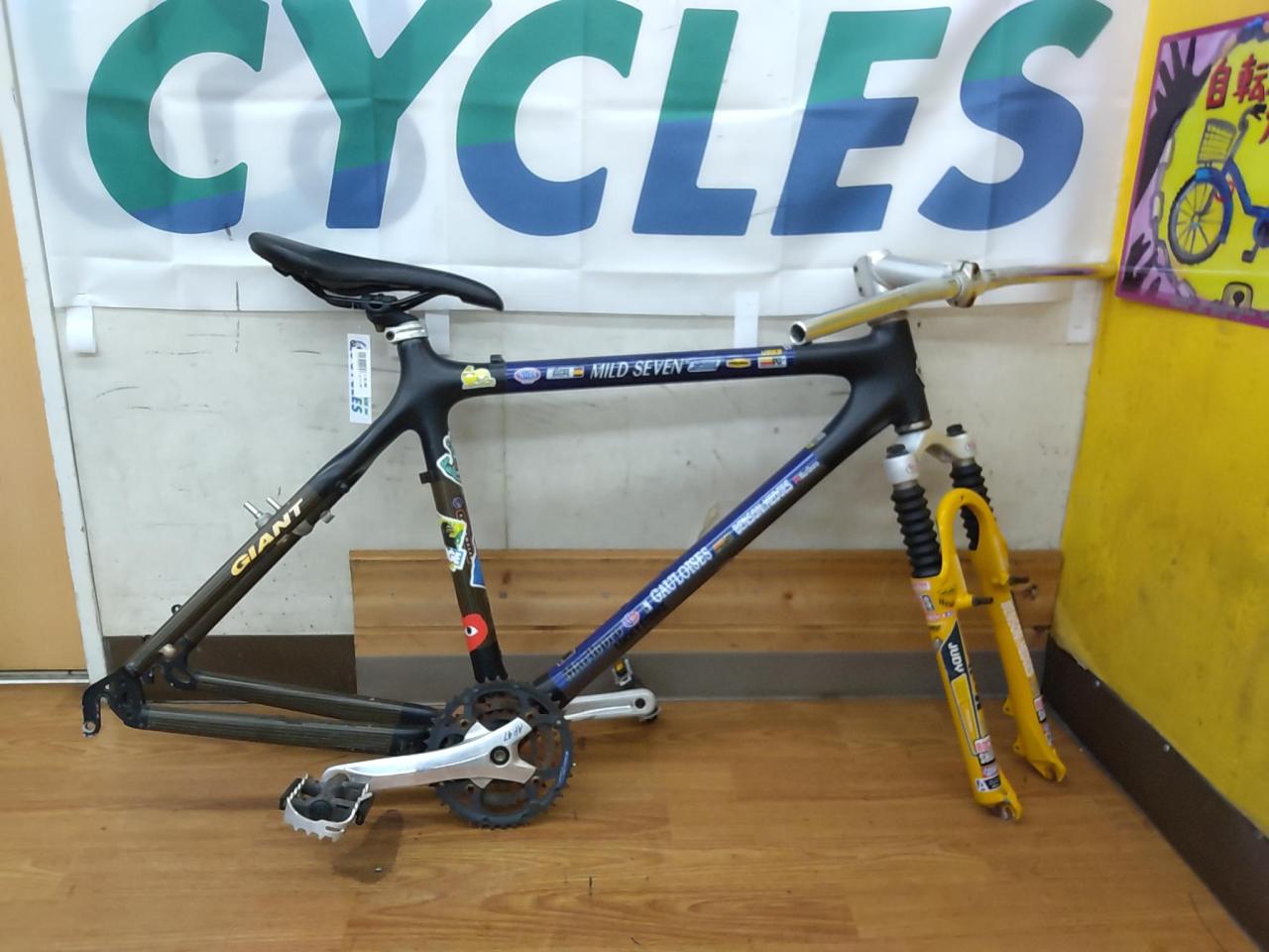 GIANT 2001年 MCM COMPOSIT 26インチ MTB用カーボンフレーム カーボンブラック | MTB(マウンテンバイク)用 ...