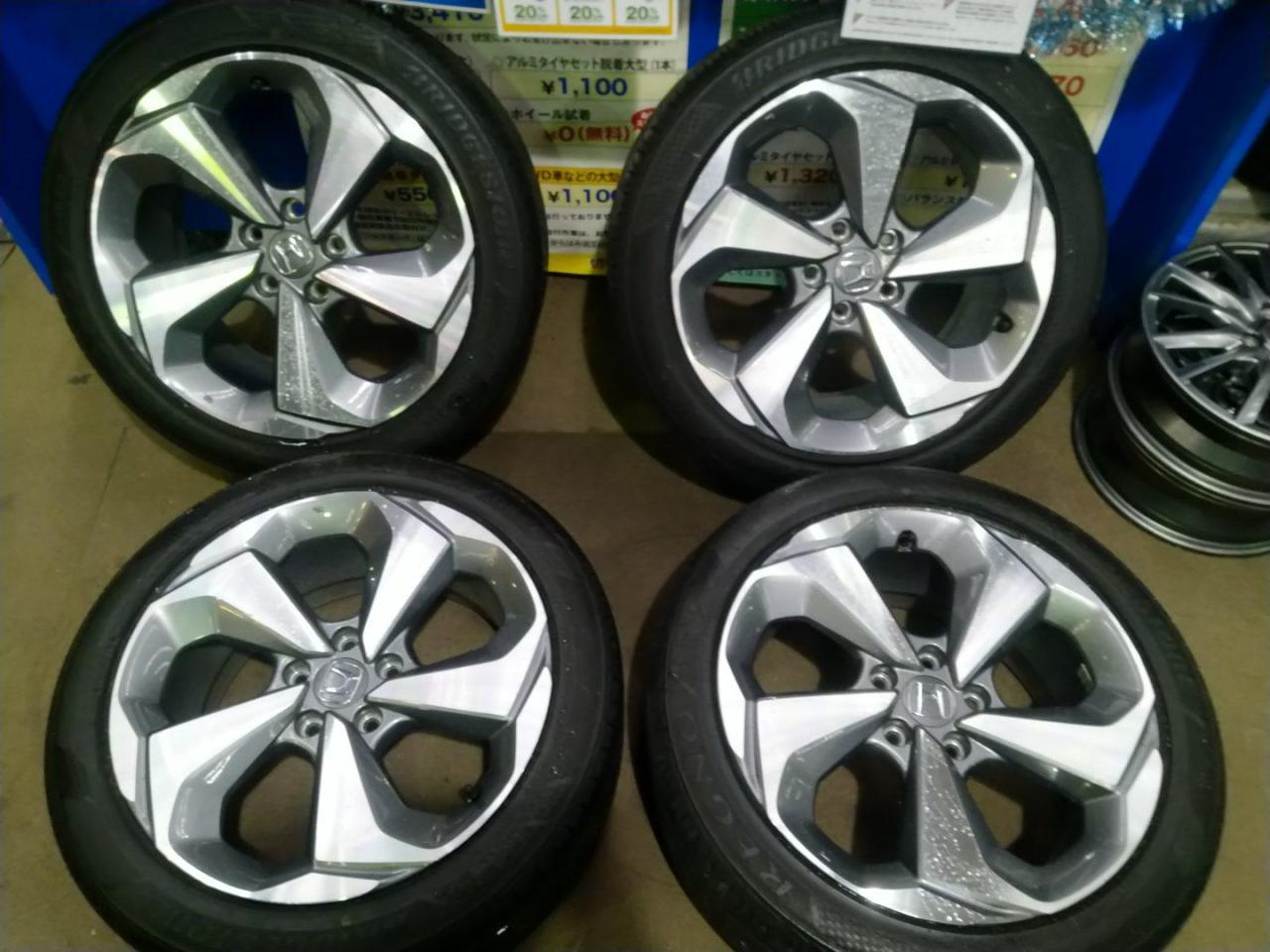 ホンダ純正 アコード/CV3 純正ホイール+ BRIDGESTONE REGNO GR-EL | カー用品 タイヤホイールセット 18インチタイヤホイールセットを通販で購入する | 中古カー ...