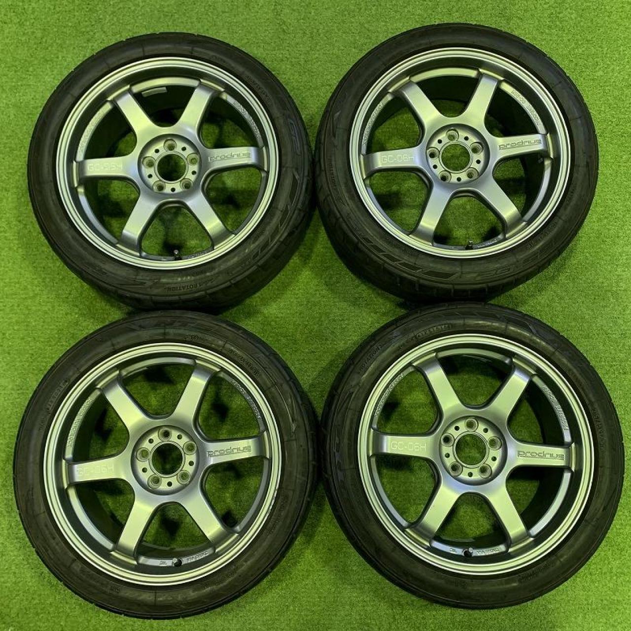 BRIDGESTONE PRODRIVE GC-06H + NITTO NT555 215/45R17 2018年製造 | カー用品 タイヤ ...