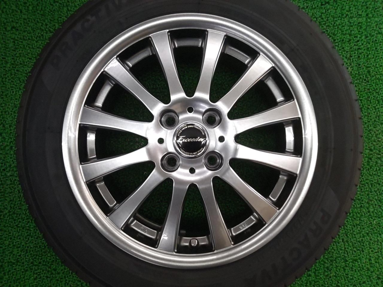 HOT STUFF(ホットスタッフ) Exceeder EX12 + YellowHat PRACTIVA BP01 | カー用品 タイヤホイールセット 15インチタイヤホイールセットを通販で ...
