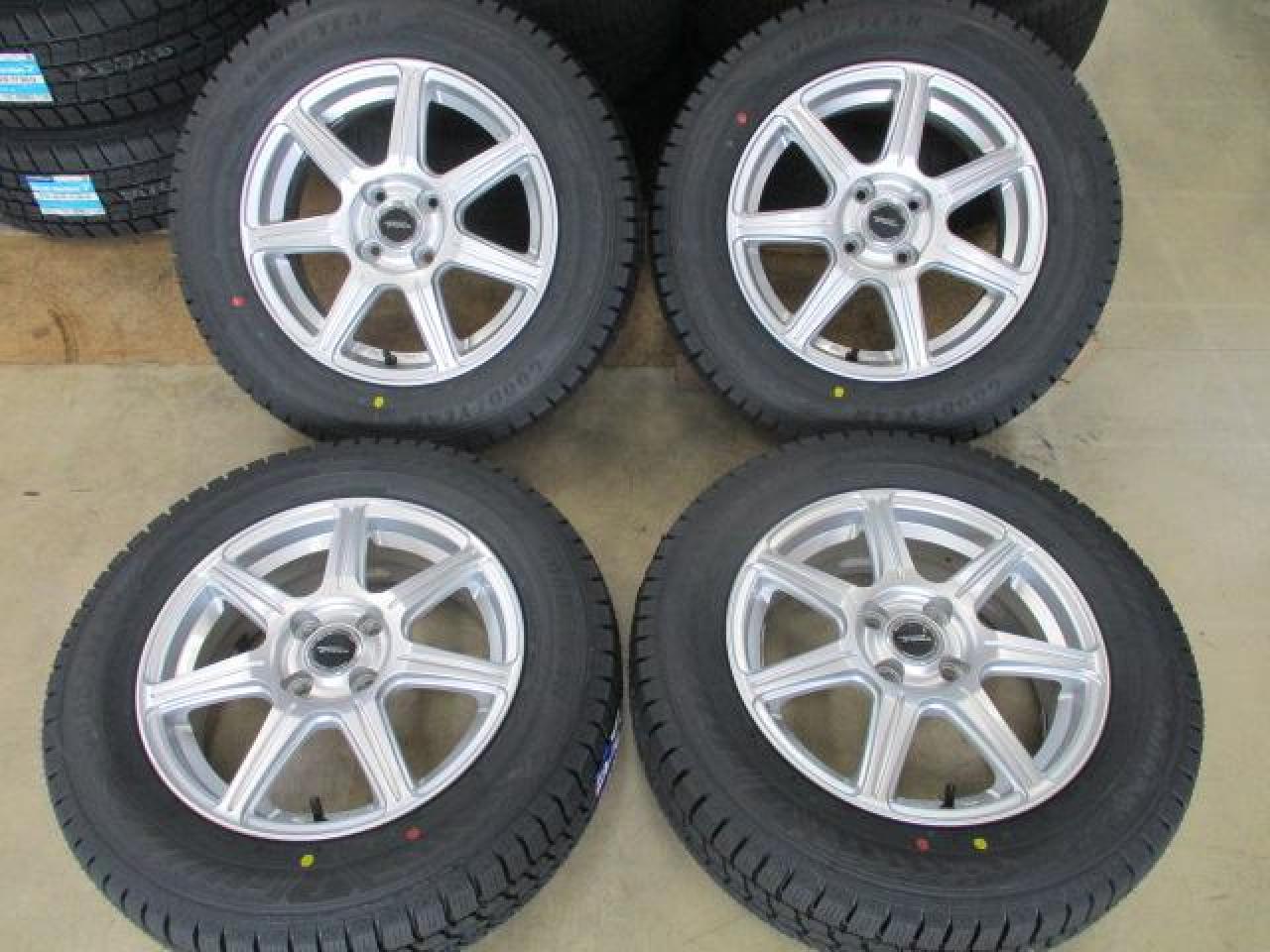 BRIDGESTONE TOPRUN R7 + 【新品タイヤ】GOODYEAR ICENAVI 8 185/65R15 88Q | カー用品 スタッドレスタイヤホイールセット 15インチ ...