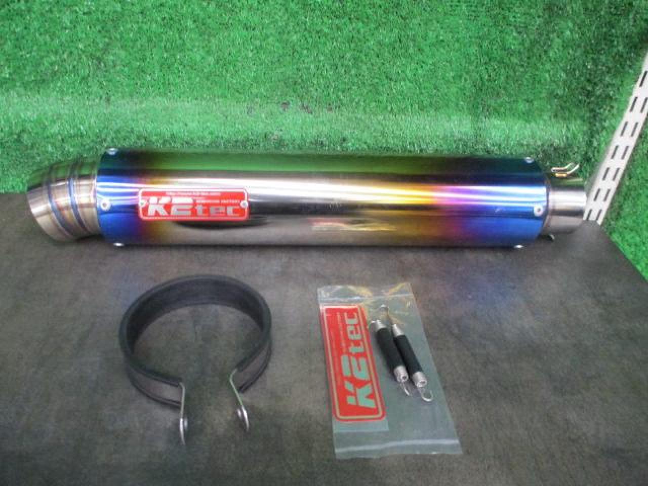 【K2TEC】ケイツーテック GPスタイルSRDチタンサイレンサー 3ピース 60.5/60 直径86Φ 筒長380mm 差込径60.5Φ | バイク用品 マフラー スリップオンサイレンサー ...