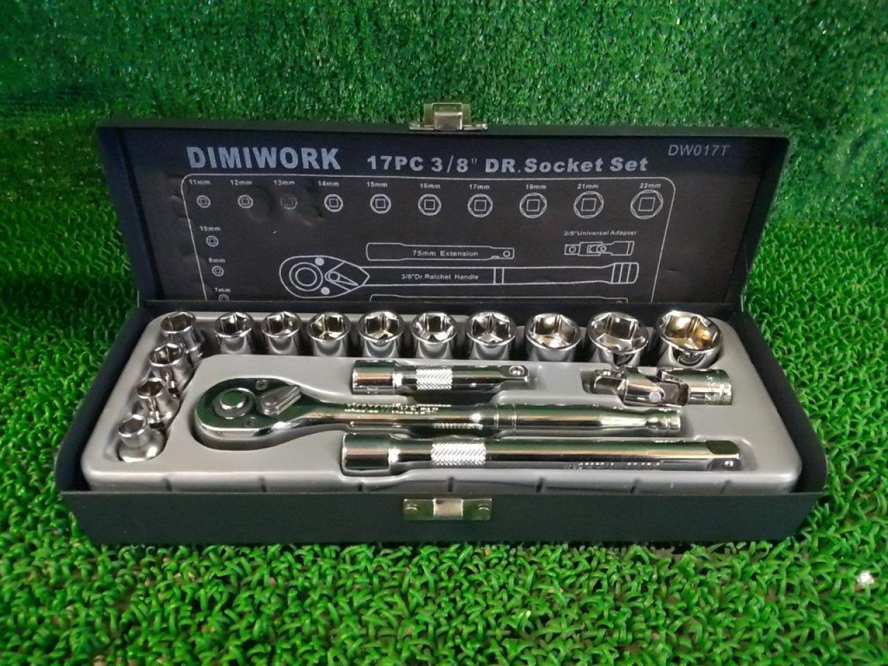 【DIMIWORK】DW017T ソケットレンチ 17点セット 差込径9.5mm(3/8インチ) | バイク用品 メンテナンス 工具・メンテナンス(二輪)を通販で購入する | 中古カー＆バイク ...