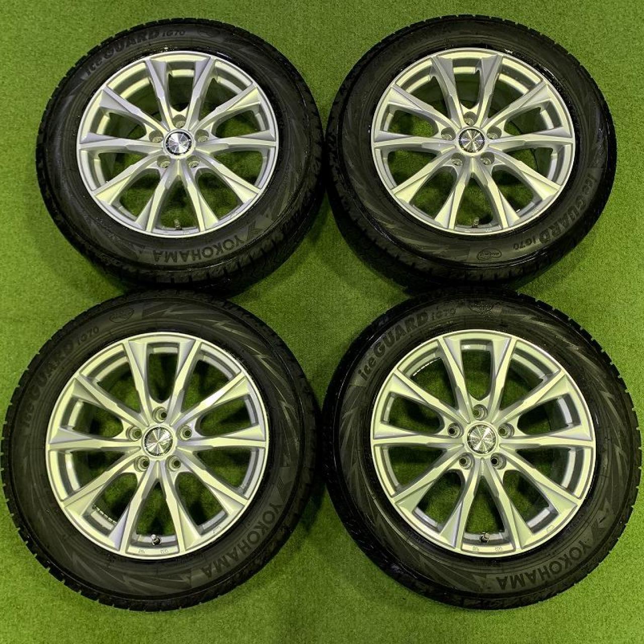 weds GULIDE + YOKOHAMA iceGUARD iG70 215/60R17 2022年製造 | カー用品 スタッドレスタイヤホイールセット 17インチスタッドレスタイヤ ...