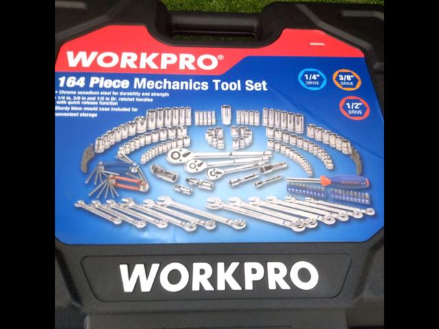 WORKPRO メンテナンスセット 164点組 | カー用品 メンテナンス 工具を通販で購入する | 中古カー＆バイク用品の販売ならアップガレージ