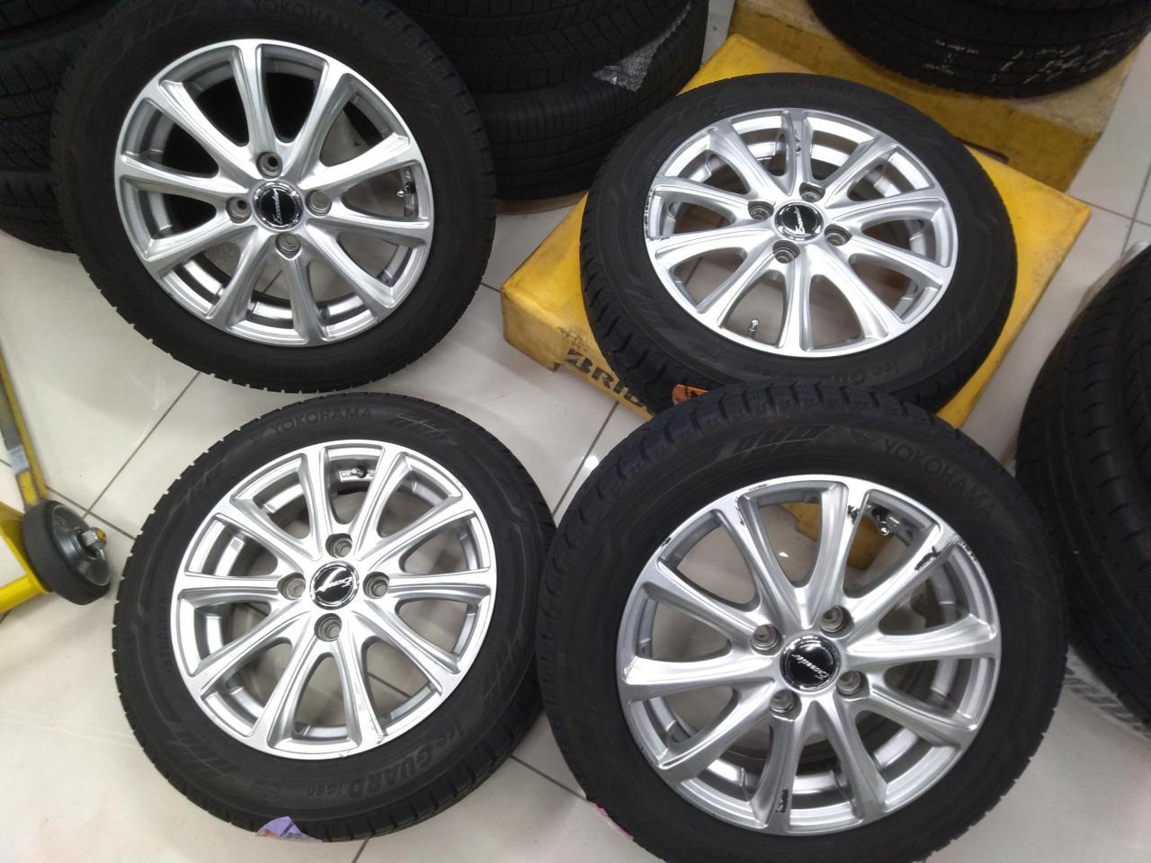 HOT STUFF Exceeder E02+YOKOHAMA iceGUARD iG60 | カー用品 スタッドレスタイヤホイールセット 14インチスタッドレスタイヤホイールセットを通販で ...