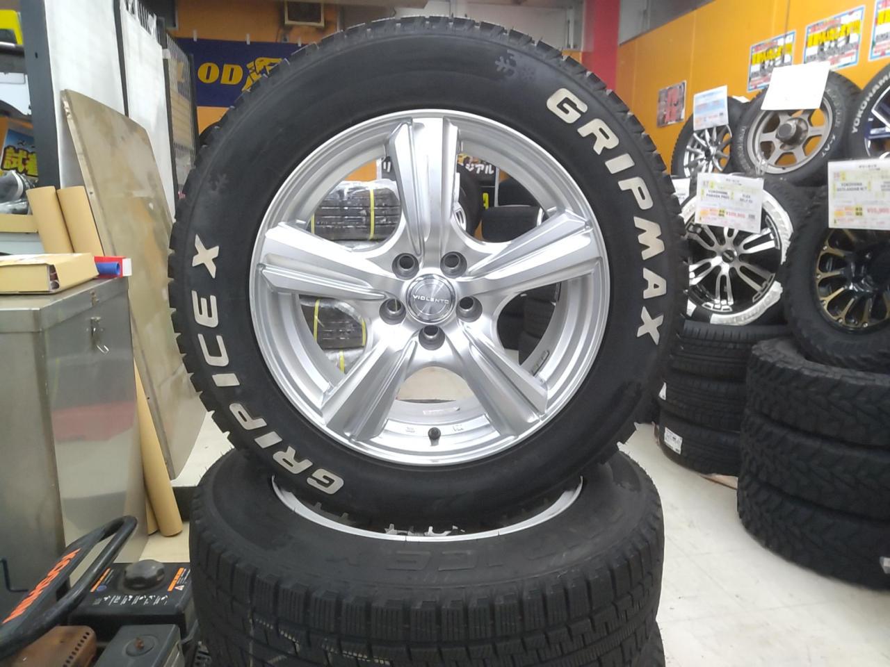 DUNLOP(ダンロップ) VIOLENTO + GRIMAX GRIP ICE X 価格見直しました | カー用品 スタッドレスタイヤ ...