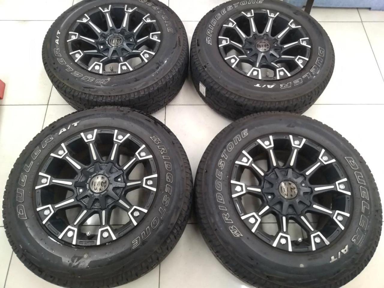 CRIMSON MYRTLE GEAR MG MONSTER +BRIDGESTONE DUELER A/T【デリカD:5!T31エクス ...