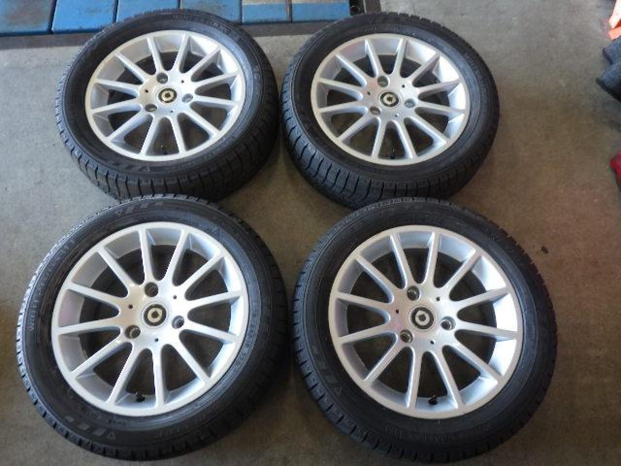 Mercedes-benz smart フォーツー W451純正アルミホイール + DUNLOP(ダンロップ) WINTERMAXX WM | カー用品 スタッドレスタイヤホイールセット 15 ...