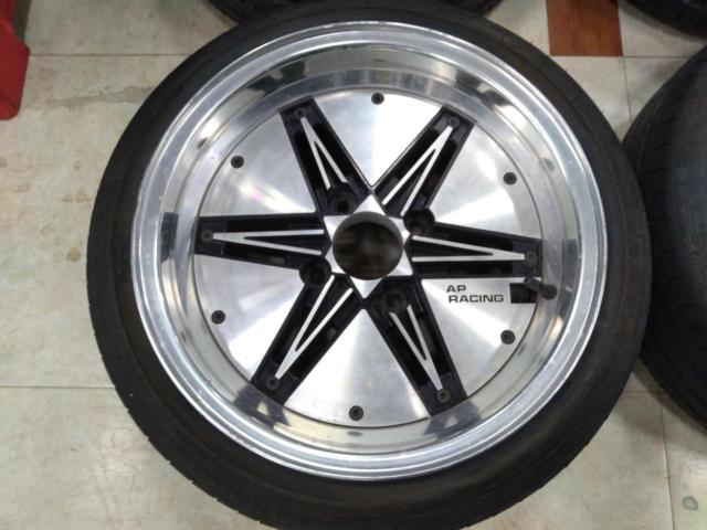 ☆当時物☆ ENKEI(エンケイ)AP Racing +KUMHO ECOSTA HS51 | カー用品 タイヤホイールセット 15インチ ...