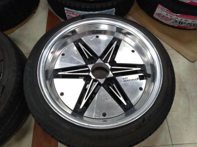 ☆当時物☆ ENKEI(エンケイ)AP Racing +KUMHO ECOSTA HS51 | カー用品 タイヤホイールセット 15インチ ...