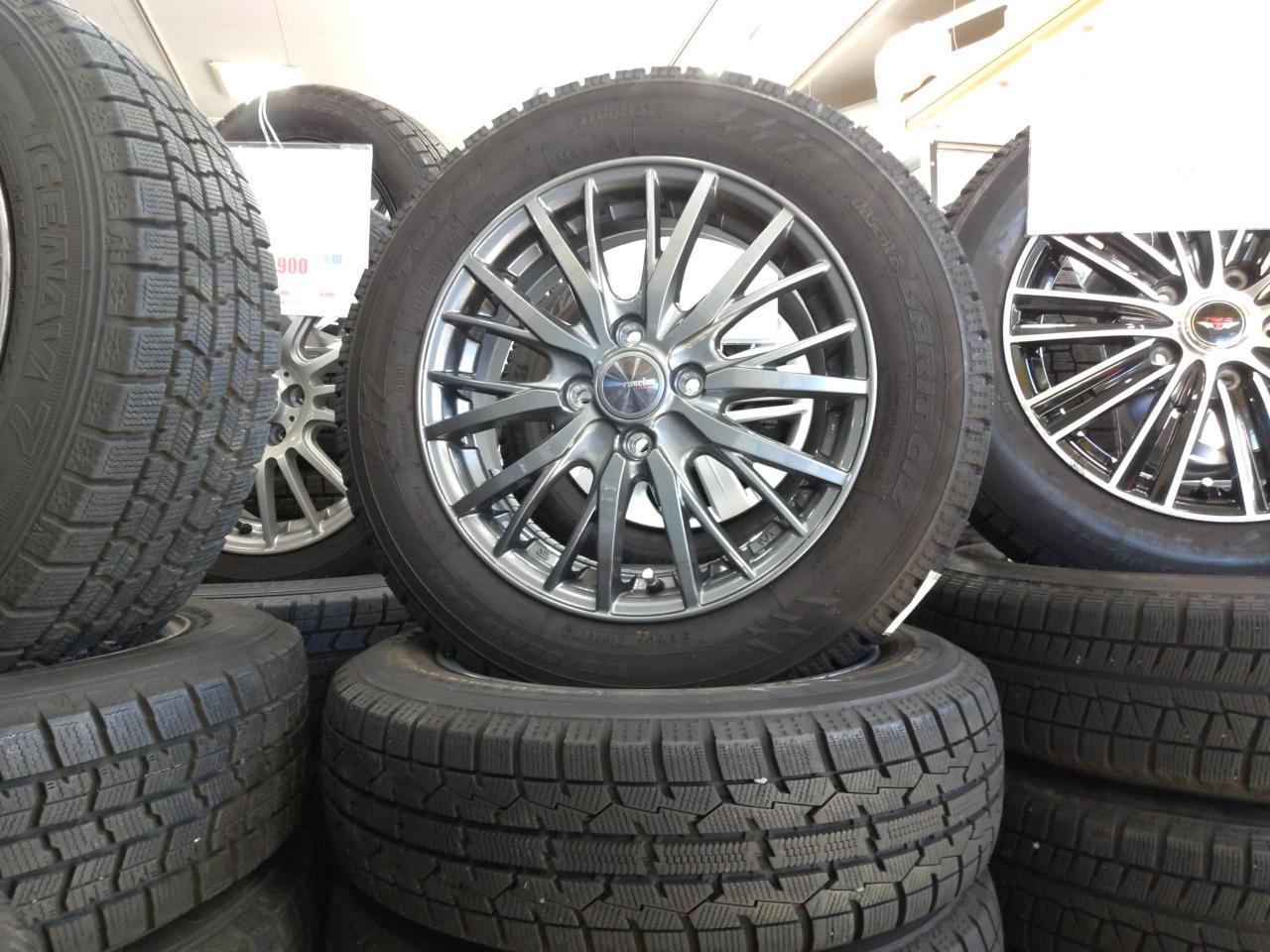 【weds(ウェッズ)】 RAVRION (ラブリオン) + TOYO OBSERVE GARIT GIZ | カー用品 スタッドレスタイヤホイールセット 15インチスタッドレスタイヤホイール ...