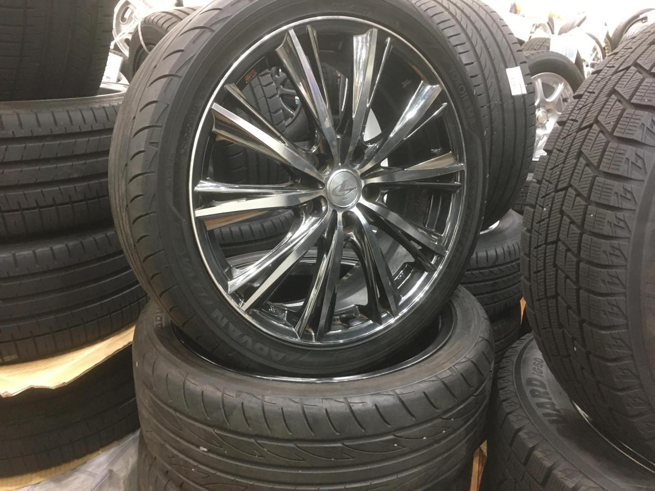 【格安セット♪】weds(ウェッズ)LEONIS(レオニス)WX + YOKOHAMA ADVAN FLEVA V701 | カー用品 タイヤホイールセット 18インチタイヤホイールセットを ...