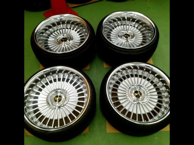 【WORK(ワーク)】 EMITZ クロームメッキ ※深リム!!※ | カー用品 アルミホイール 20インチホイールを通販で購入する | 中古 ...