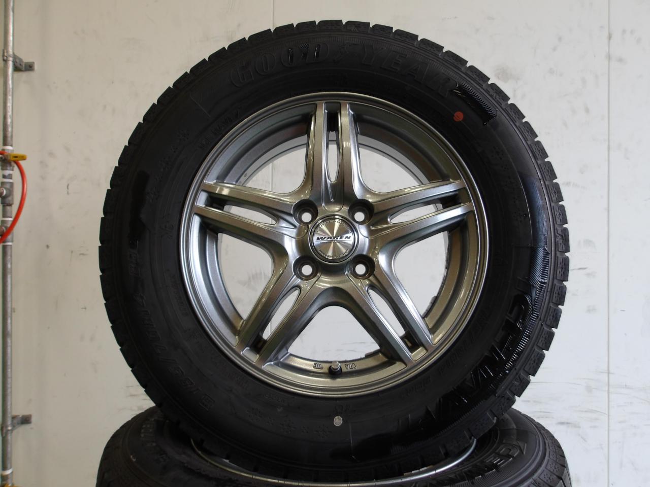 HOT STUFF(ホットスタッフ)WAREN(ヴァーレン) WR5 (4HOLE)+ GOODYEAR ICE NAVI7 | カー用品 ...