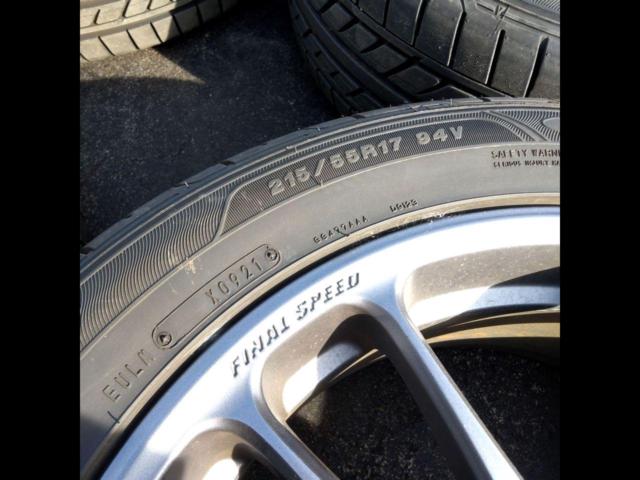 FINAL SPEED GEAR-R + GOODYEAR EAGLE LS EXE | カー用品 タイヤホイールセット 17インチタイヤ ...