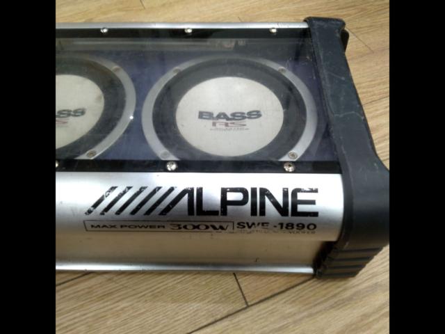 ワケアリ ALPINE SWE-1890 | 中古品 | アップガレージ 昭島店 | カー用品 スピーカー チューナップウーハースピーカーを ...