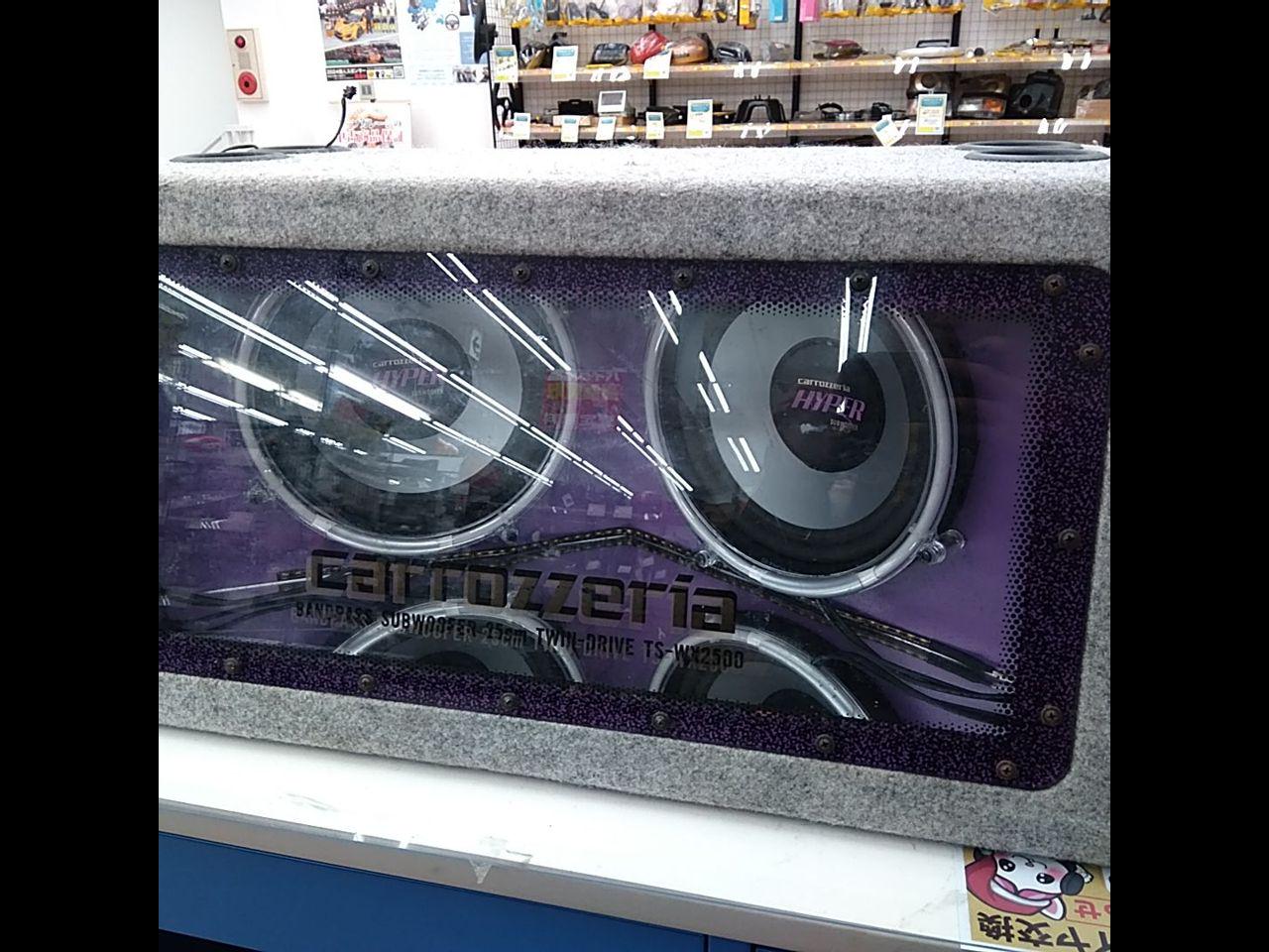 carrozzeria TS-WX2500 BOX付きサブウーファー | カー用品 スピーカー サブウーハースピーカーBOX付を通販で購入する | 中古カー＆バイク用品の販売ならアップガレージ