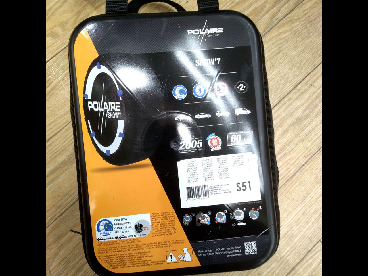 POLAIRE SHOW’7 S51 布製タイヤチェーン | カー用品 メンテナンス その他メンテナンスを通販で購入する | 中古カー＆バイク用品の販売ならアップガレージ