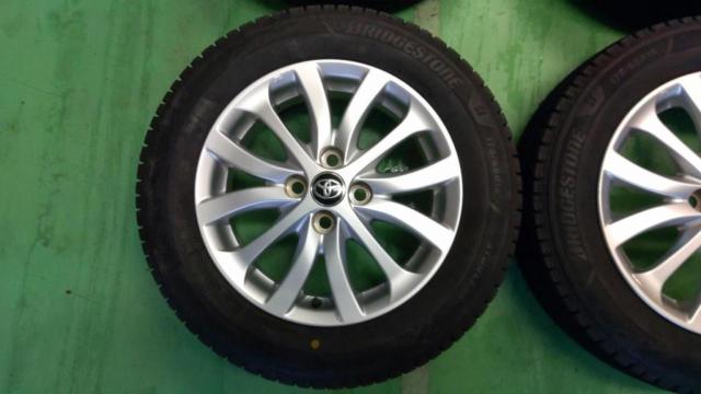 トヨタ純正(TOYOTA) + BRIDGESTONE BLIZZAK VRX3 175/65R15 2023年製 4本 | カー用品 スタッドレスタイヤホイールセット 15インチスタッドレス ...
